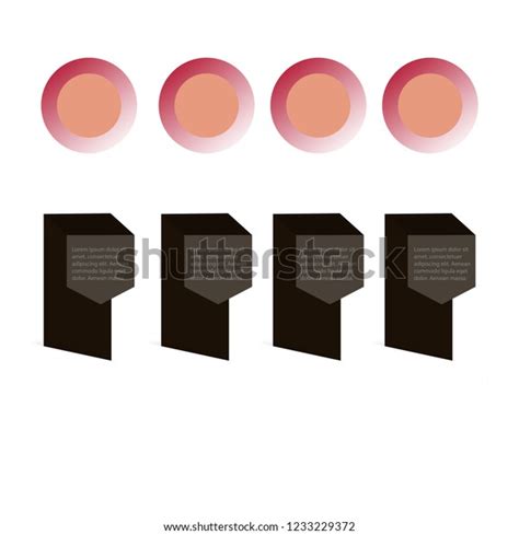 Colorful Infographic Process Chart Arrows Step Stock Vector Royalty Free Shutterstock