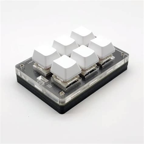 Mini Clavier Bluetooth Clavier Mécanique Sans Fil À 6 Touches Avec Commutateur D Échange À