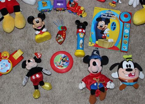 Huge Mickey Mouse Clubhouse Toys Tools Train Hot Diggity Dog Microphone