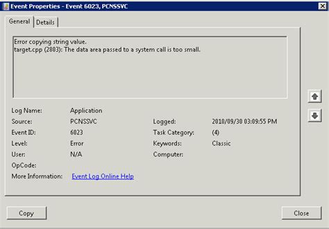 The Identity Guy Pcns Event 6023 6025 Firewall Issue Running On Windows 2008