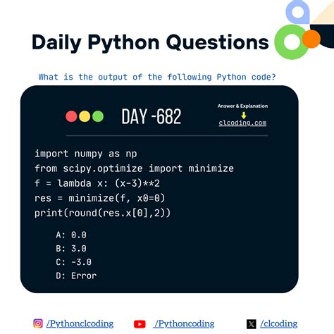 Python Coding Challenge Day 682 What Is The Output Of The Following Python Code ~ Computer