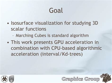 PPT Accelerating Marching Cubes With Graphics Hardware PowerPoint Presentation ID
