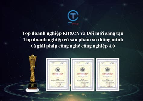 CT Group được vinh danh Top doanh nghiệp Khoa học và Công nghệ tiêu biểu đổi mới sáng tạo