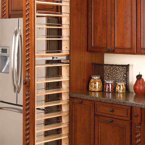 REV A SHELF 6 W X 45 H Tall Filler Organizer Pullout Rev A Shelf 432 TF45 6C