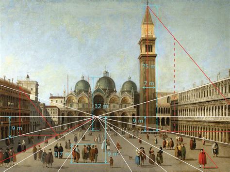 Perspective On Canalettos Paintings Of Piazza San Marco In Venice In