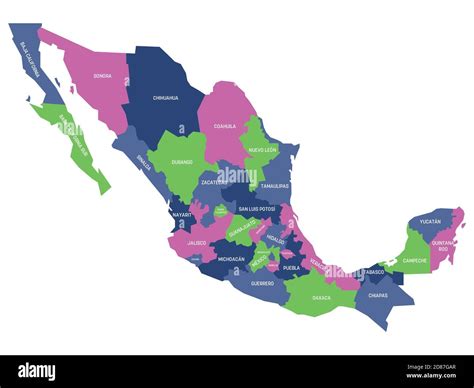 Political Map Of Mexico States Territorial Evolution Of Mexico
