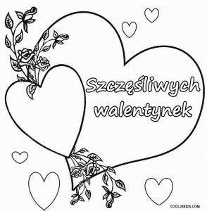 Kolorowanki Walentynki Darmowe Do Druku