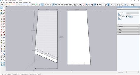 how to divide irregular area into equal parts sketchup sketchup