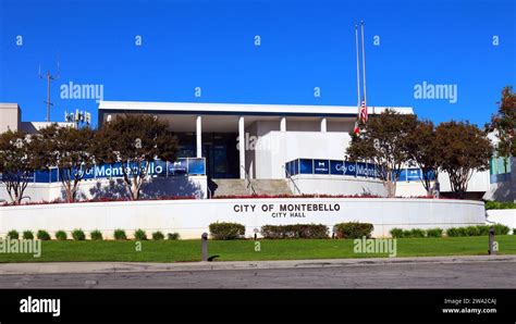 Montebello California Montebello City Hall Located At 1600 W Beverly