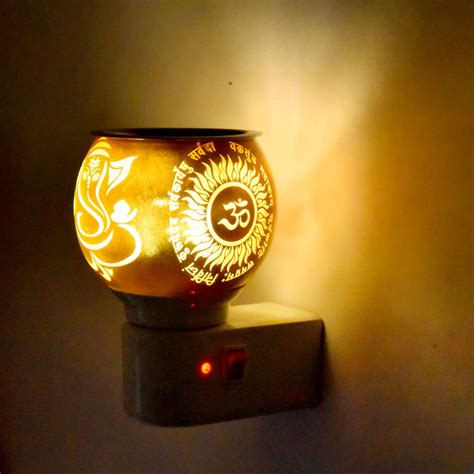 Kapur Dani Electrical Camphor Diffuser Glass Kapoor Dhani Essential Oil Diffuser With On Off