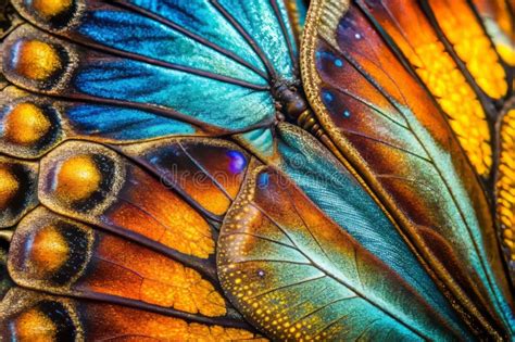 Unveiling Nature S Masterpiece A Microscopic Exploration Of A Butterfly Wing S Intricate Design