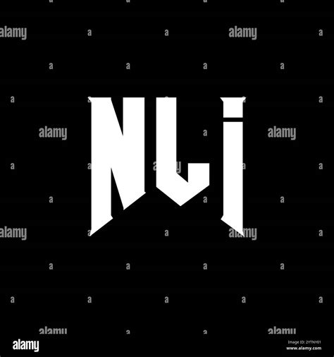 Nli Letter Logo Design For Technology Company Nli Logo Design Black
