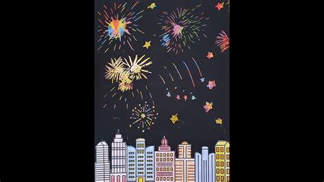 스크래치페이퍼 불꽃놀이까만크레파스 독후활동 Youtube