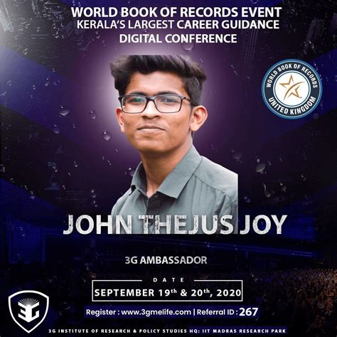 John Thejus Joy On Linkedin Iitmadras 3gmission Worldbookofrecords
