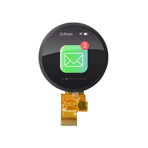 Inch Round Touchscreen IPS CTP LCD Display Panel Smart TFT LCD Display Solutions