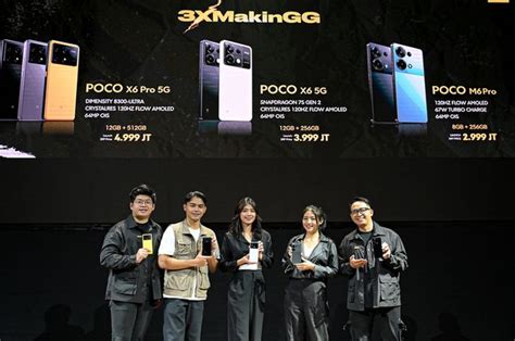 POCO X6 Pro 5G POCO X6 5G Dan POCO M6 Pro Resmi Meluncur Harganya Info Komputer