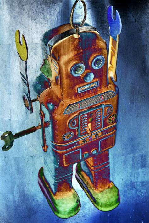 Robot Hands Typing On Keyboard Keypad Robotic Hand Cyborg Using