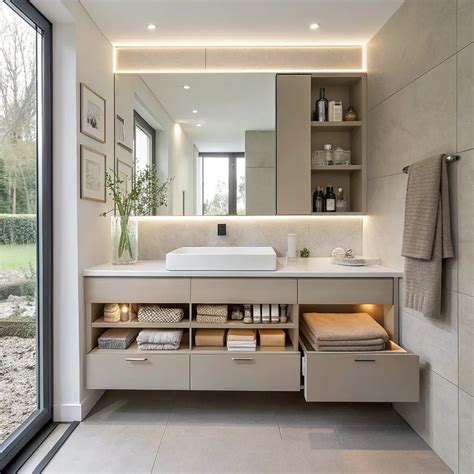 15 Elegant Bathroom Built In Cabinet Wall Storage Ideas Youll Love