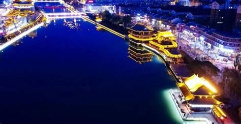 敦煌：党河夜色美如画腾讯新闻