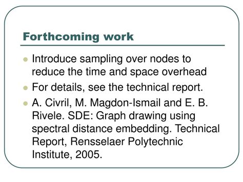 PPT SDE Graph Drawing Using Spectral Distance Embedding PowerPoint Presentation ID