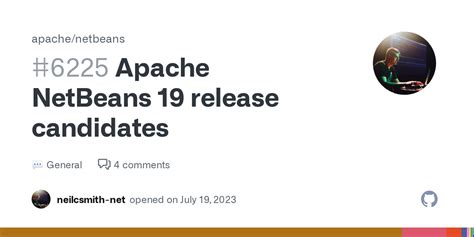 Apache Netbeans 19 Release Candidates · Apache Netbeans · Discussion