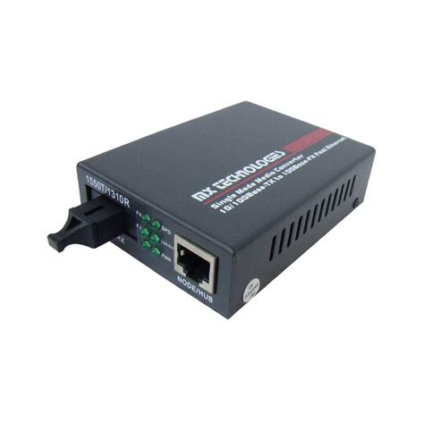 MX 10 100 BASE TX 100 BASE FX BIDI SINGLE CORE 20km MEDIA CONVERTER B2 ONLY MX MDR
