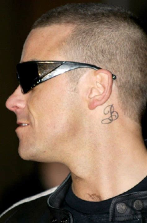 Robbie Williams Tattoos Hand