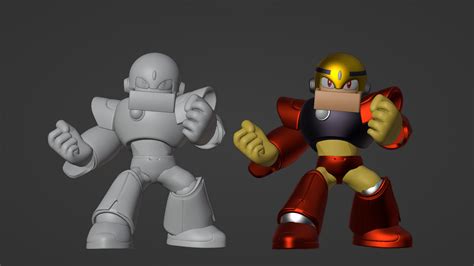 Archivo STL Gutsman - Megaman Powered up ⬆️ (OBJ)・Diseño imprimible en 3D para descargar・Cults