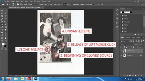 Healing Brush And Clone Stamp Tool Weird Behaviour Adobe Product