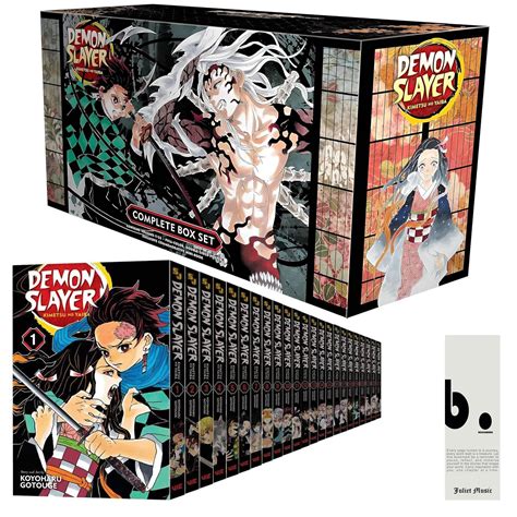 Demon Slayer Manga Box Set Kimetsu No Yaiba Volumes 123 English