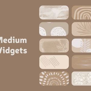 Nude Aesthetic IPhone Ios App Icons Theme Pack Abstract App Icon Bundle Nude Tones Widgets