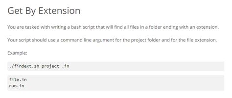 Solved Get By Extension You Are Tasked With Writing A Bash Chegg