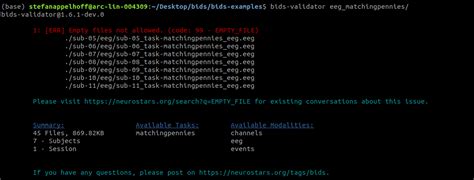 Document How Users Can Run Validator On Bids Examples · Issue 229