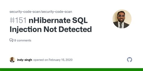 Nhibernate Sql Injection Not Detected · Issue 151 · Security Code Scan