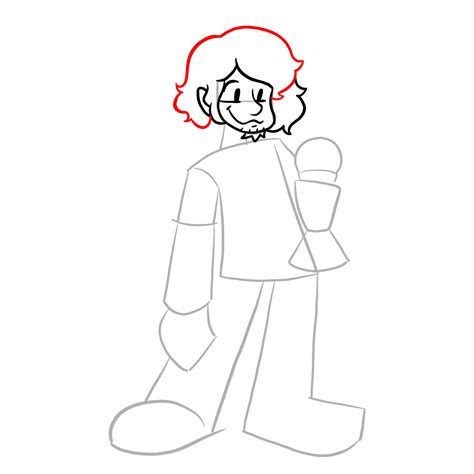 How To Draw Salsicha The Arrow Funk Version Of Shaggy SketchOK