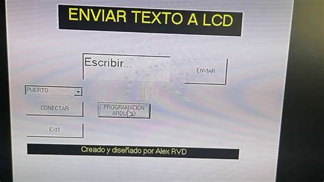 Visual Basic Arduino LCD YouTube