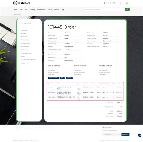 Sales Document Fields