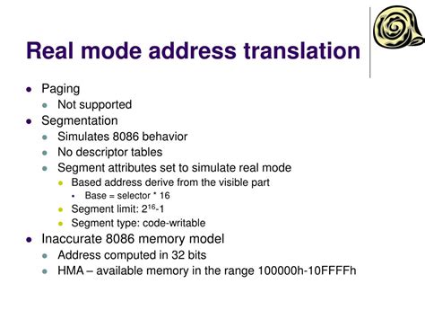 ppt microprocessors system architectures ia32 real and virtual 8086