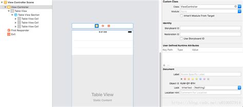 oc中uitableview之自定义cell的使用（3）：静态cell uitableviewcontroller 静态页开发 oc csdn博客