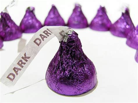 Purple Kiss Purple Foil Purple Hershey Kisses Purple Candy
