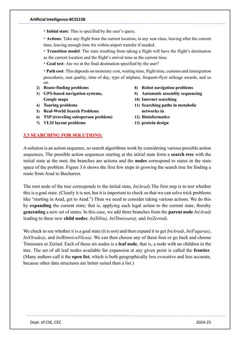 Bcs515b Module1 Vtu Notes Artificial Intelligence Module 2pdf