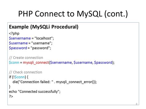 Chapter 10 Php Mysql Database Ppt Video Online Download