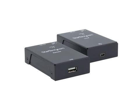 StarTech USB2001EXTV 1 Port USB 2 0 Over Cat5 Or Cat6 Extender Kit 165ft 50m USB Extender