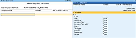 How To Restore Company In Tallyprime A Step By Step Guide Tally Prime Course