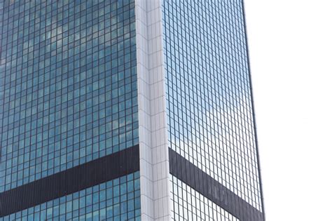 광각 유리의 외관 만든 철강 빛 파랑 고층 상업 건물 마천루의 배경 보기 추상 성공적인 현대 산업 건축 및 사무실의 개념 센터 건물 0명에 대한 스톡 사진 및 기타 이미지