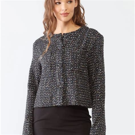 Le Lis Jackets And Coats Le Lis Tweed Sequin Jacket Poshmark