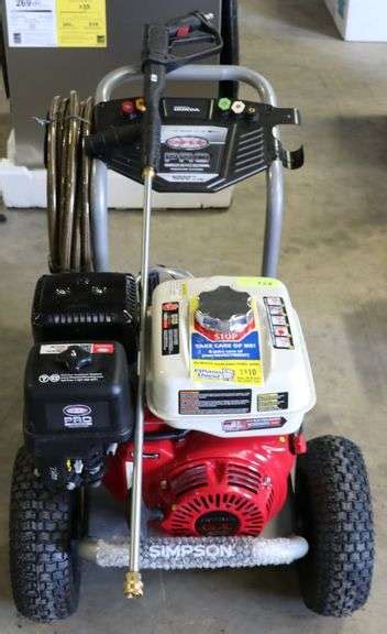 Simpson Pro Series Pressure Washer Lawler Auction Company
