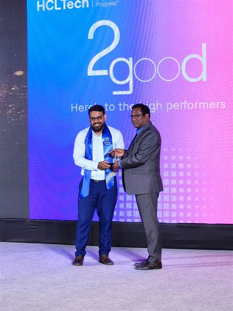 ritesh shukla on linkedin achievement recognition hcltech