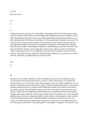 Lab 2b Biochem 1 Docx 10 13 21 Biochem Lab 2B Q1 A B I Think That The Jmol Exercise Was