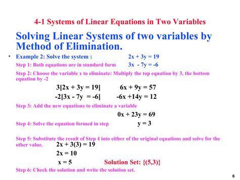 Systems of Linear Equations | PPT
